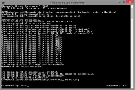 Guide To Windows System Image Backup Page Of TweakHound