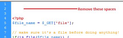 PHP Force Download A File Example