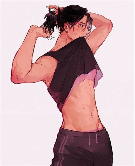Rule 34 Abs Aizawa Shouta Artist Request Blush Boku No Hero Academia Eraserhead Lifting Shirt