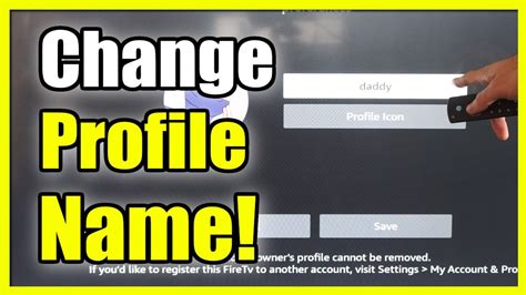 How To Change Profile Name On Amazon Fire TV Easy Method YouTube