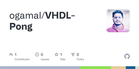 Github Ogamalvhdl Pong