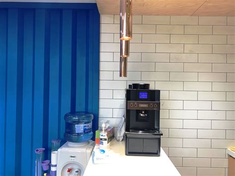 전자동원두커피머신동구전자 베누스타dm200 슬러지통 확장렌탈 경기도 창업공간 Station G안산 에스프레소머신 임대설치건 판테온커피 판테온커피