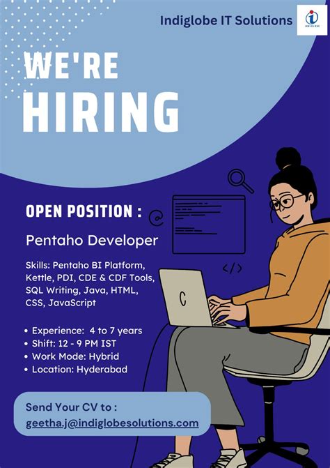 Indiglobe It Solutions On Linkedin Hiring Pentaho Pentahodeveloper Kettle Pdi Cdf Cde