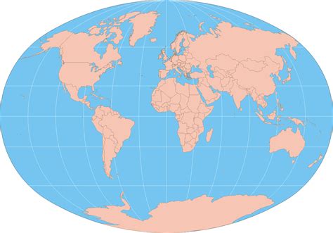 Printable World Map Template