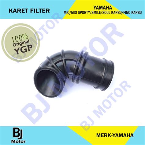 Jual Karet Sambungan Filter Udara Karburator Yamaha Mio Sporty Smile Soul Fino Karbu Original