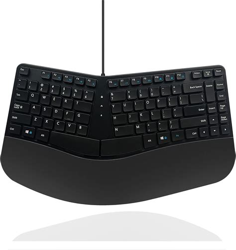 Amazon Com MCSaite Wired USB Compact Ergonomic Keyboard Split Keyboard With Cushioned Wrist