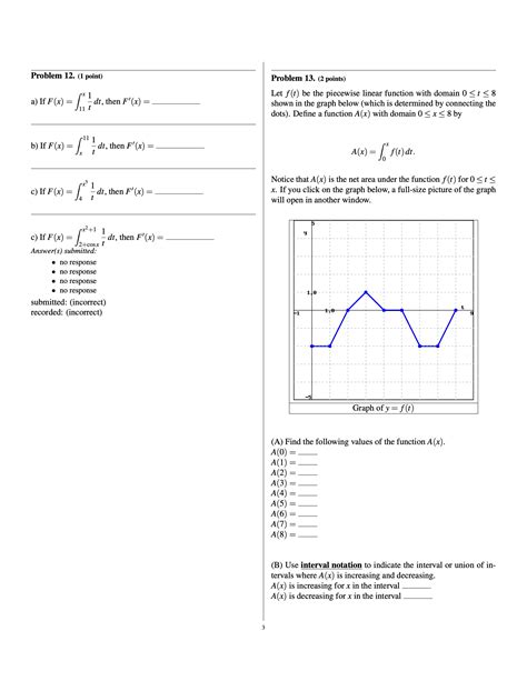 solved problem 12 1 point a if f x ∫11xt1dt then
