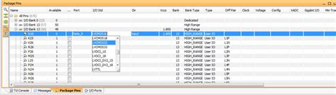 Unable To Select Io Standard Lvds25 In Vivado For Kintex 7 Pin Planning