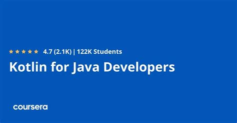 Kotlin For Java Developers Shakib Habibi