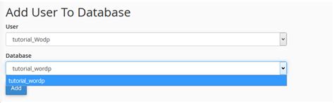 Softsys Hosting How To Assign A User To A Mysql Database In Cpanel