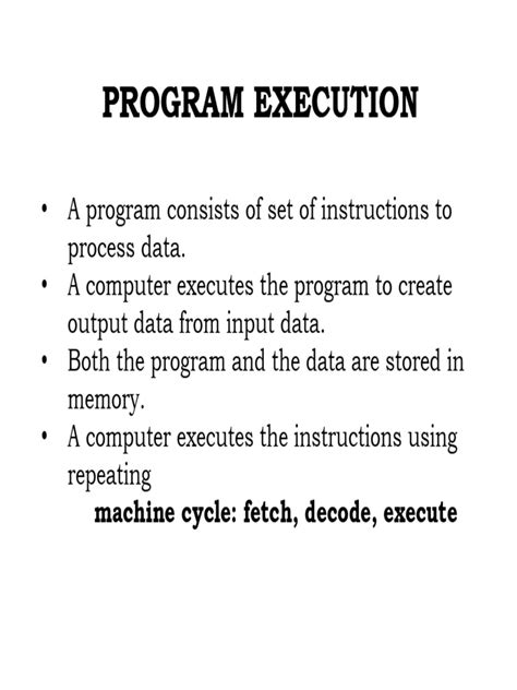 Lect3 Instruction Execution Pdf