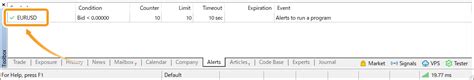 Set Alerts To Run A Program Metatrader45 User Guide Myforex™
