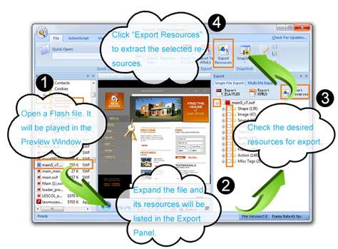 sothink swf decompiler convert swf to fla flex swf to html5