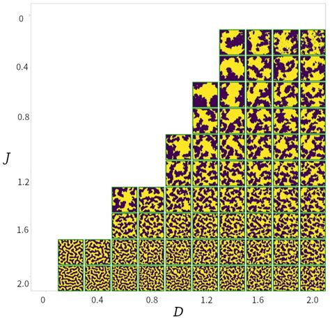 Examples Of Magnetic Domain Patterns With Fixed Initial Values Magnetic Download Scientific