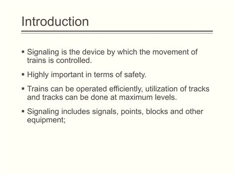 Railway Signalling And Interlocking Pptx