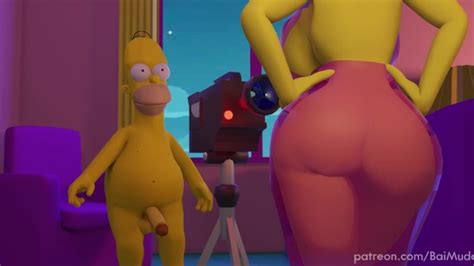 The Simpsons Marge And Homer Make A Sextape Porn Parody Pornhub Com