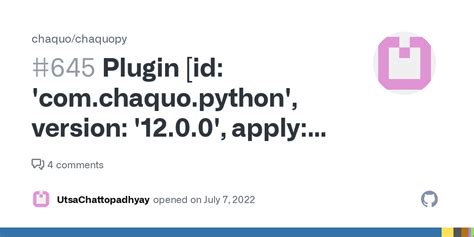 Plugin Id Chaquo Python Version Apply False Was Not Found In Any Of The
