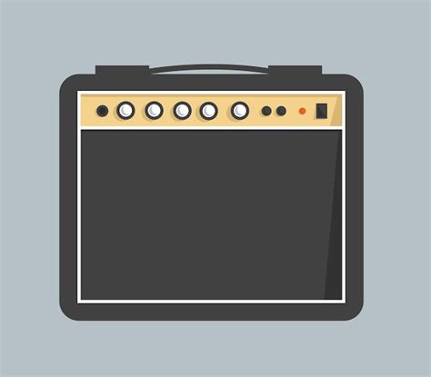 Premium Vector Guitar And Bass Amplifier For Rock Music