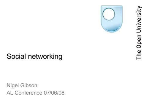 Social Networking Ppt