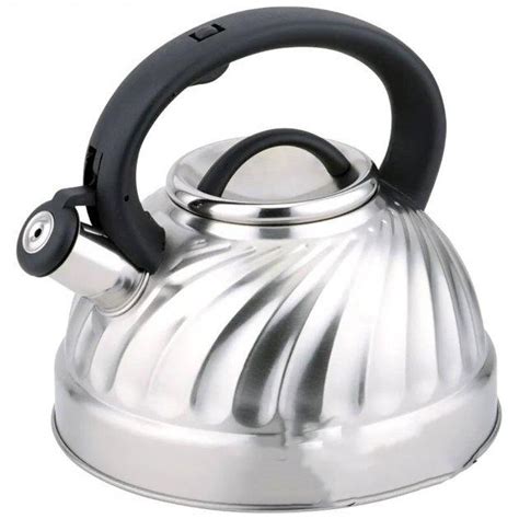 ᐉ Чайник Rainberg Rb 721 из нержавеющей стали 3 л со свистком