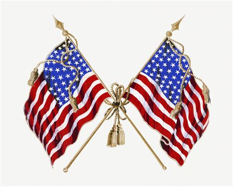 Aesthetic Usa Flag Psd Remastered Premium Psd Rawpixel