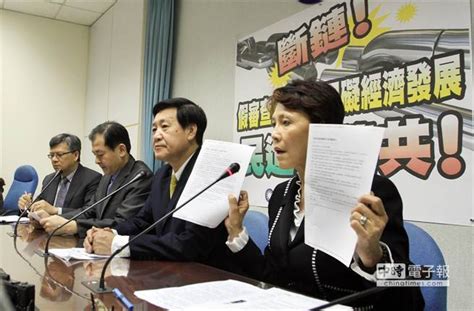 綠委杯葛自經區 黃昭順：台灣倒退嚕 政治 中時