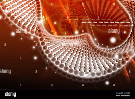 DNA In Digital Design Stock Photo Alamy