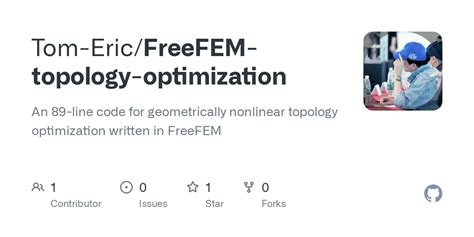 Github Tom Ericfreefem Topology Optimization An 89 Line Code For Geometrically Nonlinear
