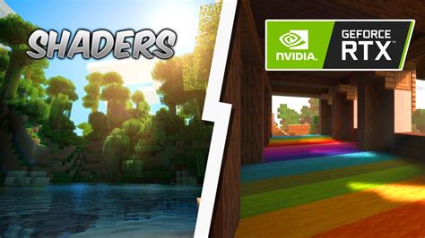 MINECRAFT RTX vs SHADERS Cuál es mejor YouTube