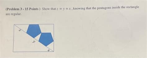 solved problem 3 15 points show that z y x knowing that