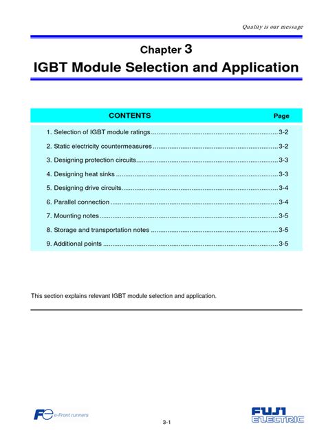 Igbt Module Selection And Application Pdf Mains Electricity Capacitor
