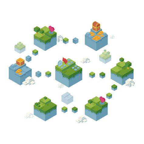 Stage Game Level Map Design For Arcade Computer And Mobile Phone Png