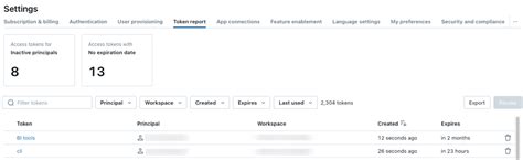 Monitor And Revoke Personal Access Tokens Azure Databricks Azure Docs