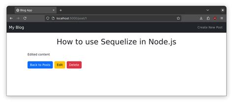 Using Sql In Nodejs With Sequelize Appsignal Blog