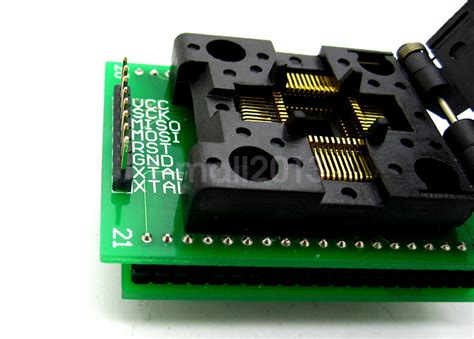 New TQFP44 QFP44 LQFP44 To DIP40 IC Programmer Adapter Test Socket 0 8mm Pitch EBay