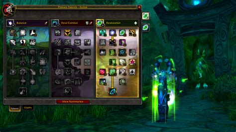 Pve Restoration Druid Talents Builds And Glyphs Cataclysm Classic