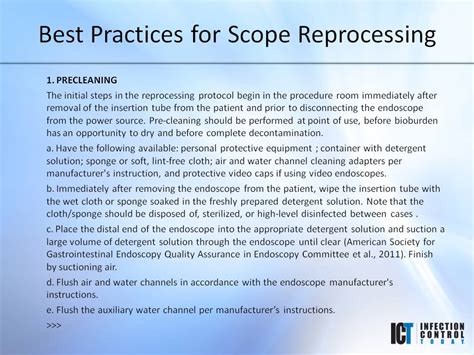 Slide Show Best Practices For Scope Reprocessing