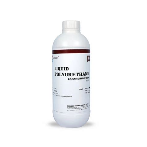 Chemzest Yellow Liquid Polyurethane Foam Puf 40 Kgm380 Kgm3 And 125