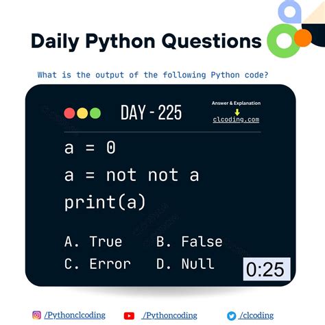 Python Coding On Linkedin Python Coding Challenge Day 225 What Is