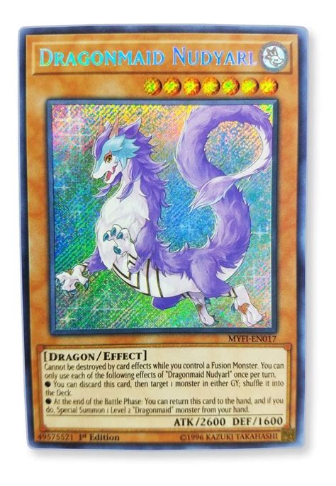 Yugi Oh Dragonmaid Nudyarl Myfi En017 Secret Otyk Card Trader
