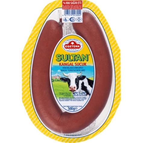 Egeturk KieŁbasa Turecka Sultan Kangal Sucuk 500g 4017979023004