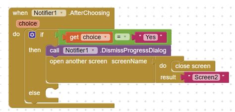 Notifier Doesnt Close Mit App Inventor Help Mit App Inventor Community