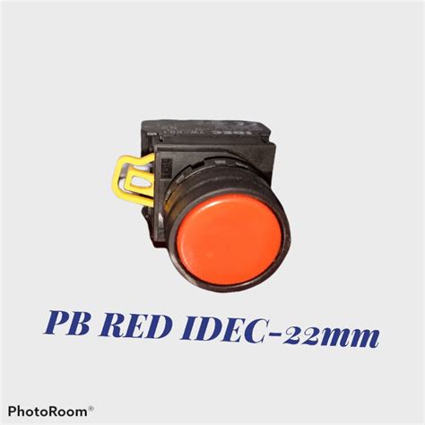 Jual Push Button Red IDEC 22mm Shopee Indonesia