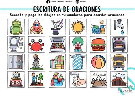 Actividades Ahora En Estrategias De Escritura Oraciones Actividades