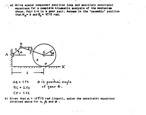 Solved A Write Scalar Component Position Loop And Auxiliary