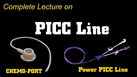 Picc Line Peripheral Inserted Central Catheter In Hindi Picc Line Vs Central Line