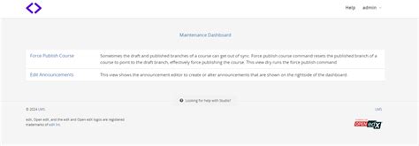 How To Set Lms In Maintenance Mode Site Operations Help Open Edx Discussions