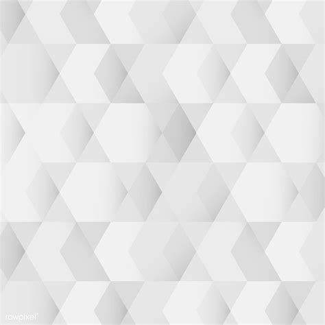 White And Gray Geometric Pattern Background Vector