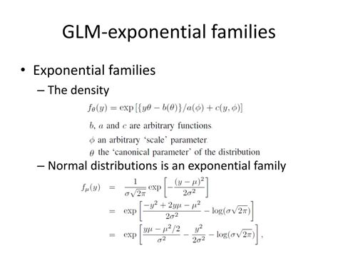 Ppt Biostatistics Lecture 12 Generalized Linear Models Powerpoint