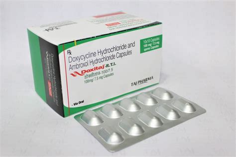Doxycycline Hydrochloride And Ambroxol Hydrochloride Capsules Mg Mg Doxitaj R T I
